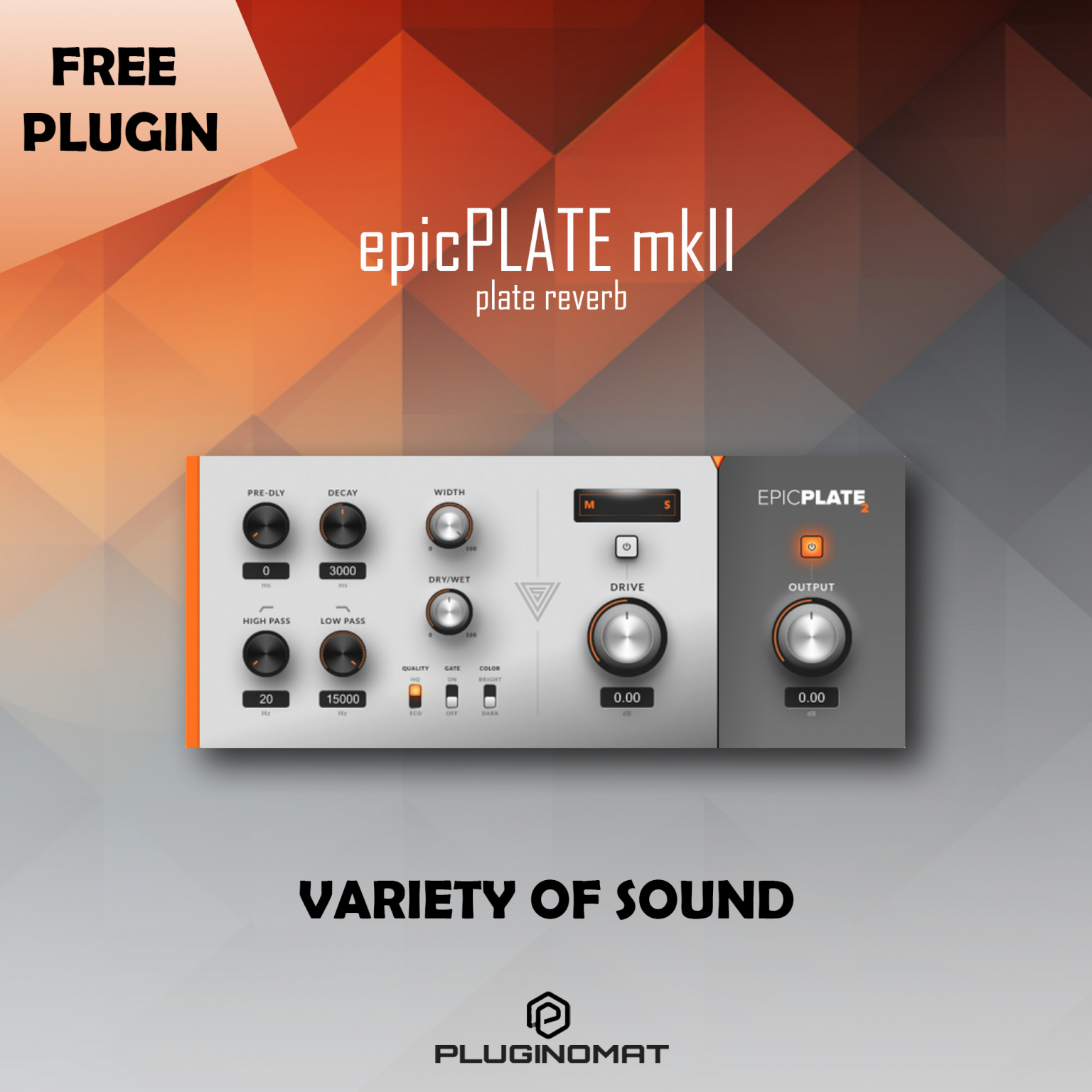 Epic Plate MK II by Variety of Sound – FREE – Pluginomat