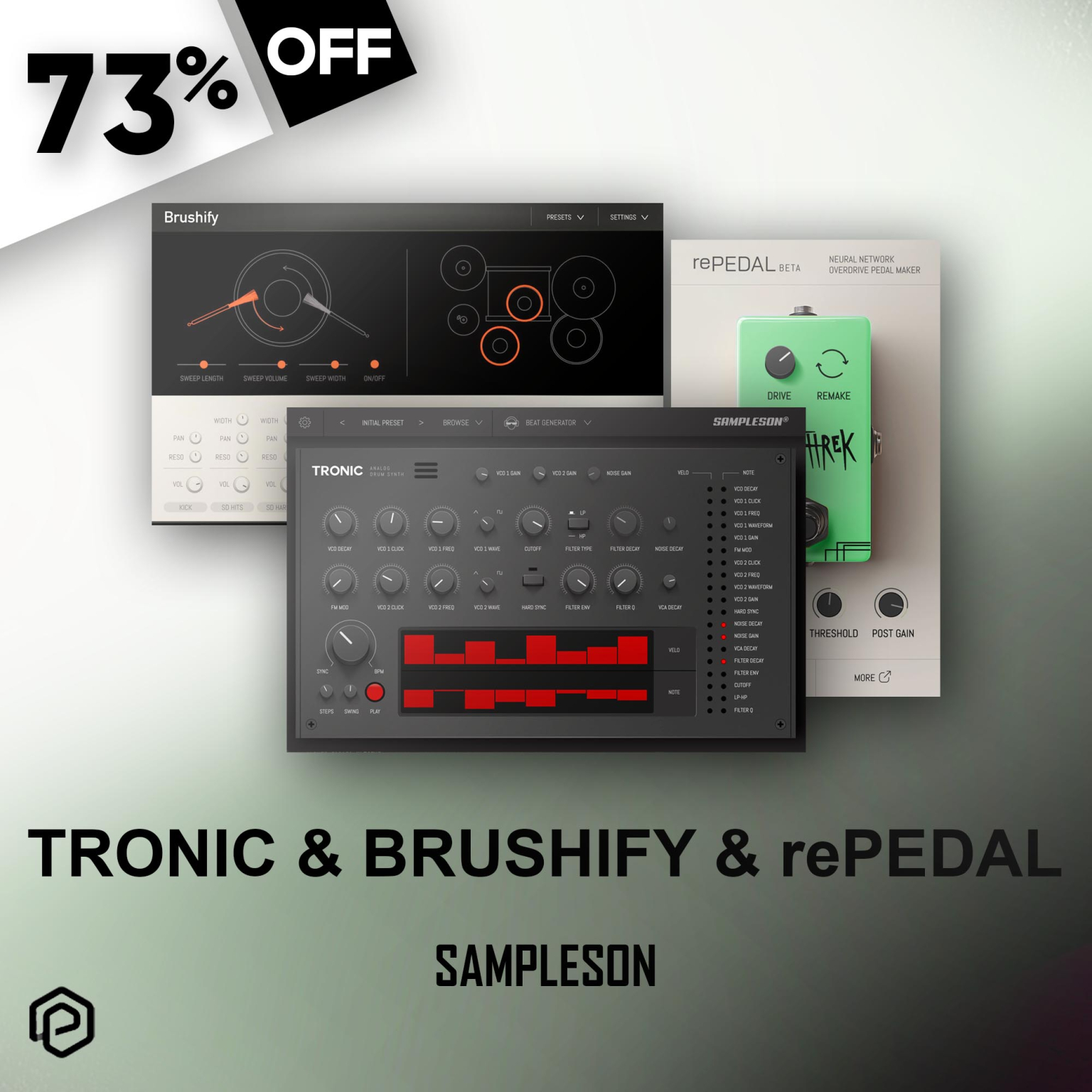 Tronic & rePEDAL & Brushify Bundle by Sampleson – Pluginomat